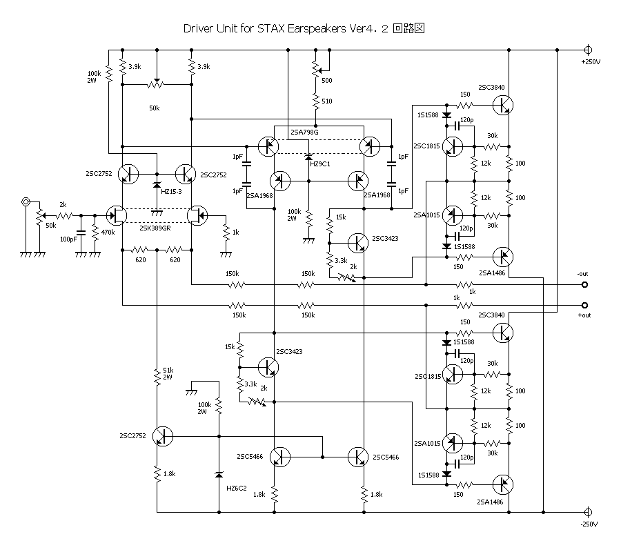 Driver Unit for STAX EARSPEAKERS No-2